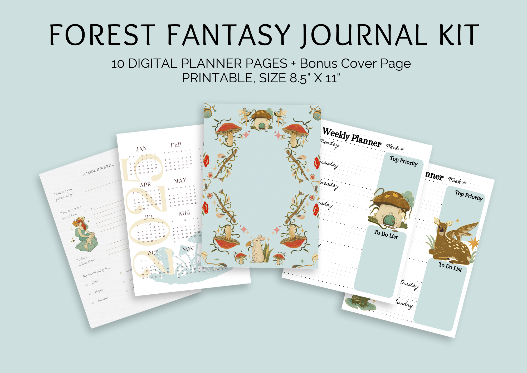 FOREST FANTASY JOURNAL KIT - Nola Noreen!